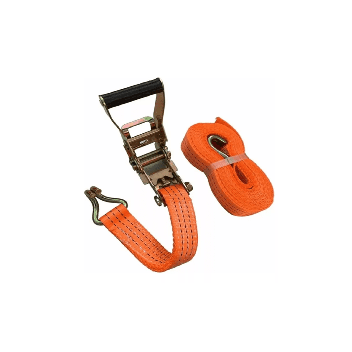 Eslinga Cinta De Amarre Con Matraca 5cm X 10 m Máxima 2000 kg NARANJA ...