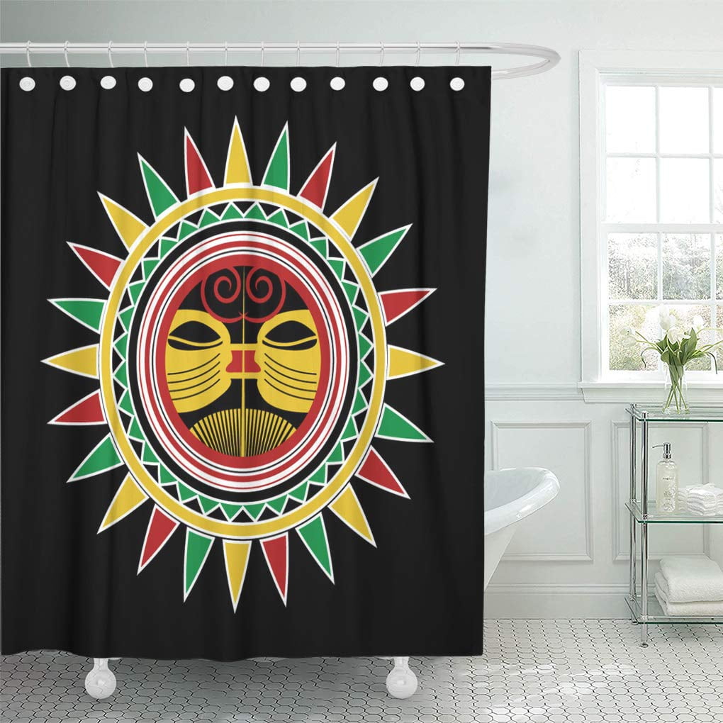 CYNLON Aloha Reggae Sun Design Archaic Art Aztec Culture Decoration ...