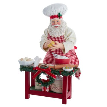 Kurt Adler Battery-Operated Musical LED Santa's Workshop Table Piece ...