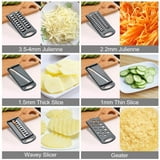 Lychee 9 in 1 Vegetable Mandolin Slicer, Food Chopper with 6 Blades ...