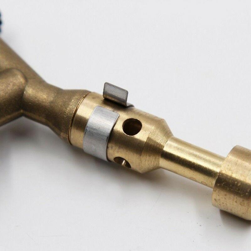 Buy Heavy Duty Propane Gas Torch Head Hand Ignition for MAPP Adjustable Flame Brazing Solder ...