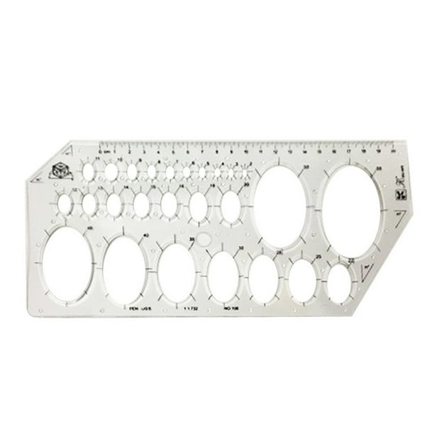 Transparent Ruler Scale Portable Rulers Multi-functional Measuring ...