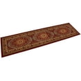 Premium Rubber Back Medallion Oriental Red Rug Runner, Non-Skid, Easy ...