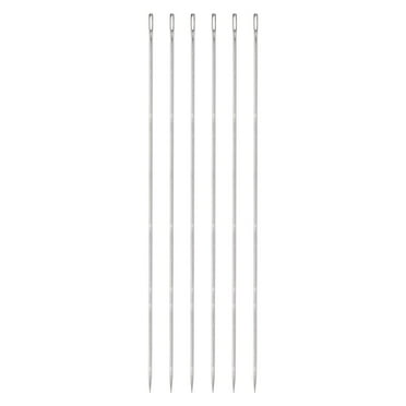 Uxcell 6 Inch Upholstery Needles Stainless Steel Large Eye Stitching ...