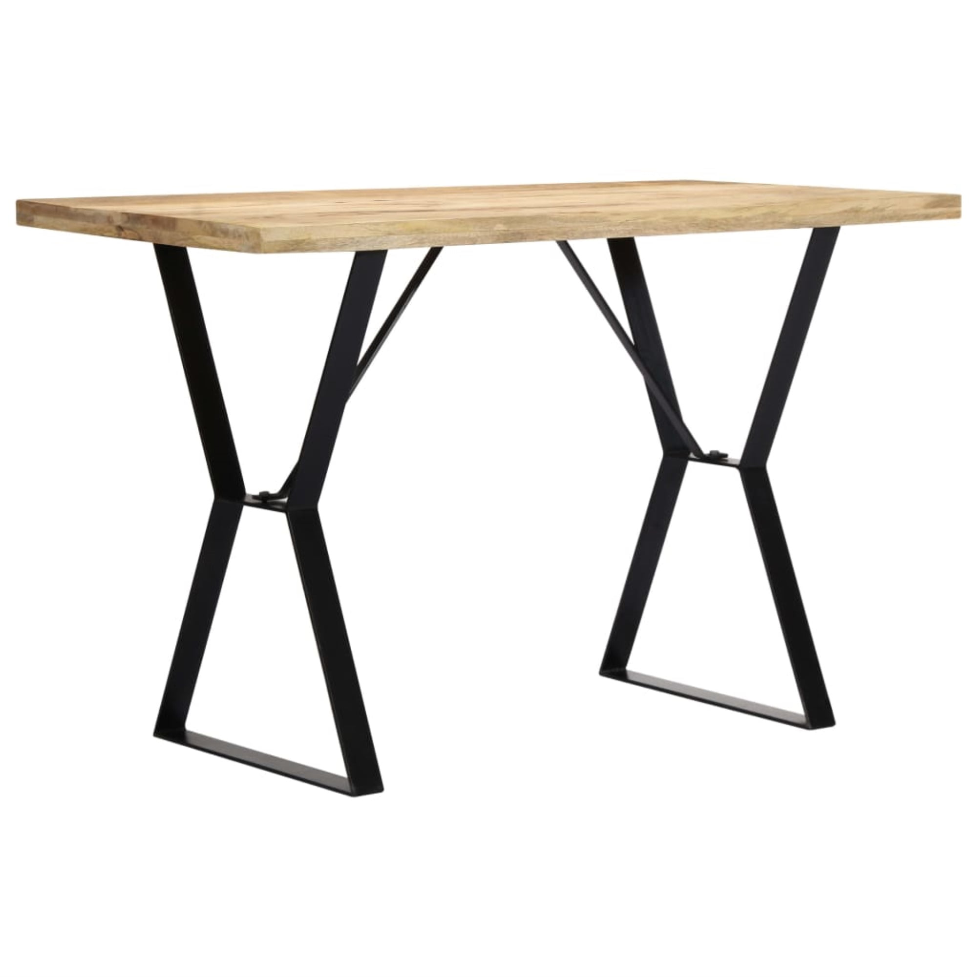 Dining Room Furniture vidaXL Solid Rough Mango Wood Dining Table ...