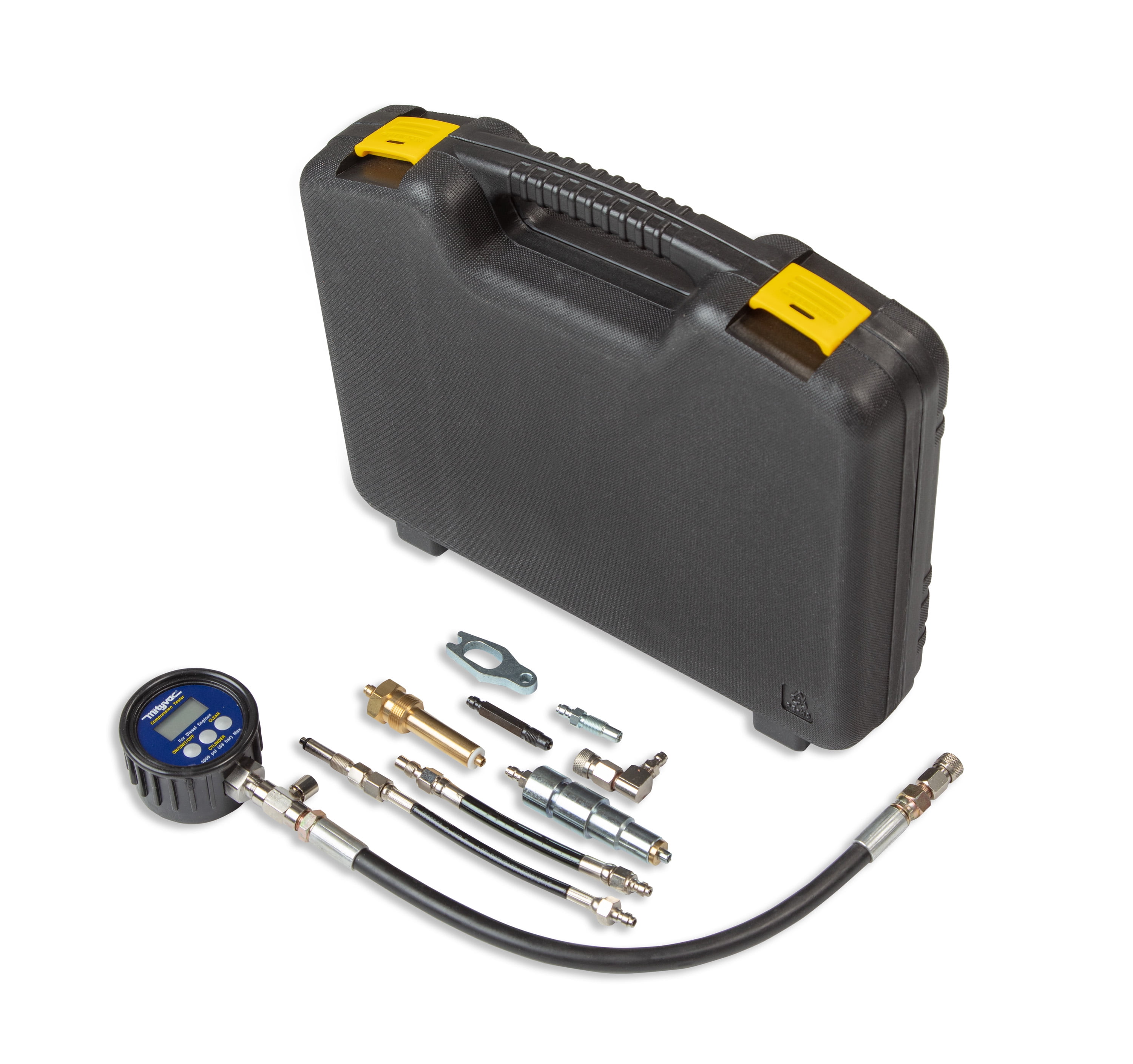 Mityvac MV5535 Digital Diesel Compression Test Kit, 9 Volt, Up to 12 ...