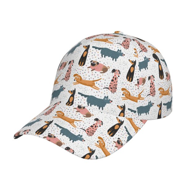 Fotbe Dogs Pug Gorro Clásico de Béisbol, Gorra Ajustable con Broche ...