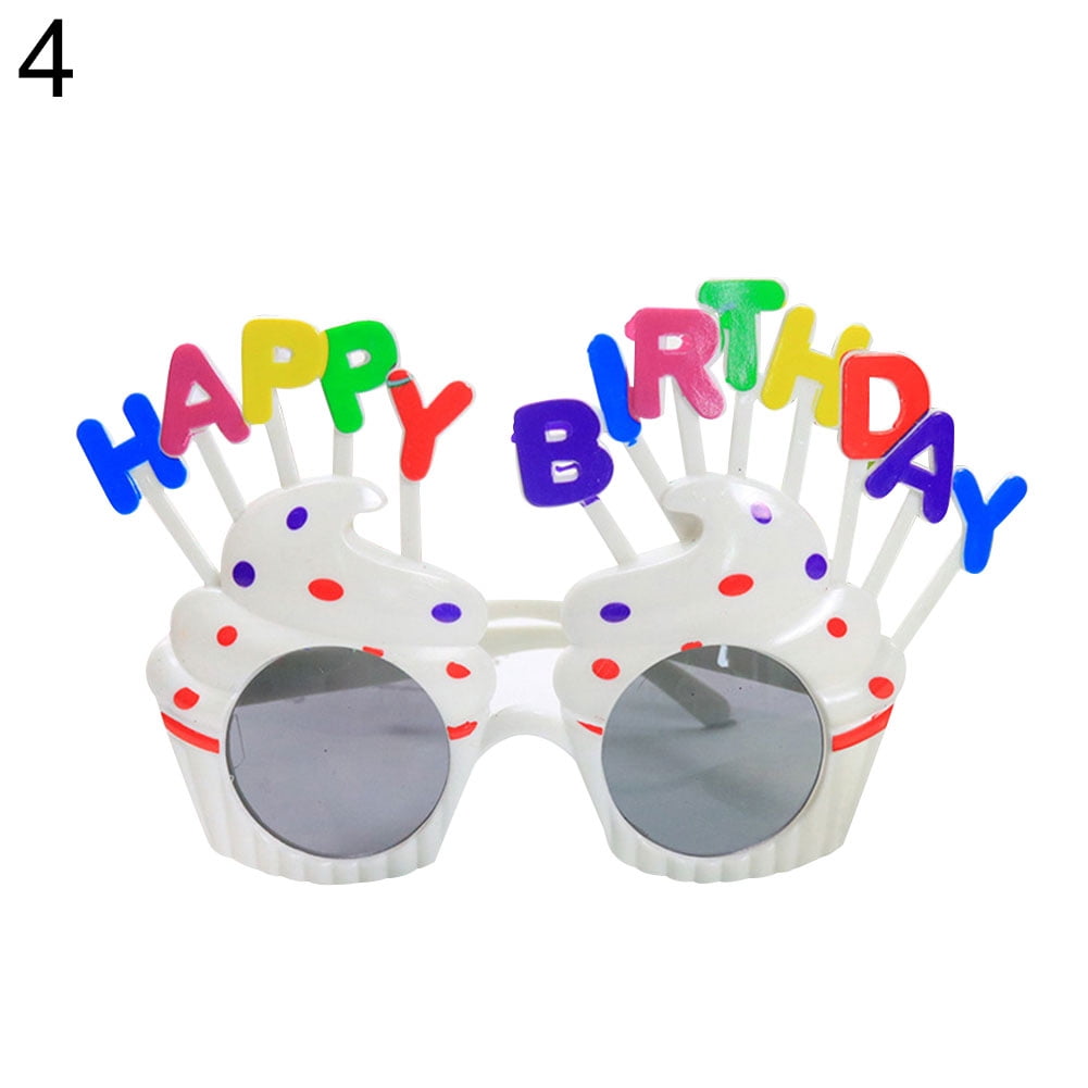Naturegr Lightweight Adults Kids Funny Happy Birthday Glasses Dress up ...