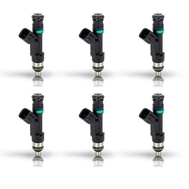 6PCS Fuel Injector Compatible with for 1996-2004 Nissan Frontier ...