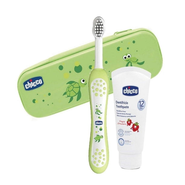 Chicco Set de Cuidado Oral, Color Verde Chicco set de cepillo | Bodega ...