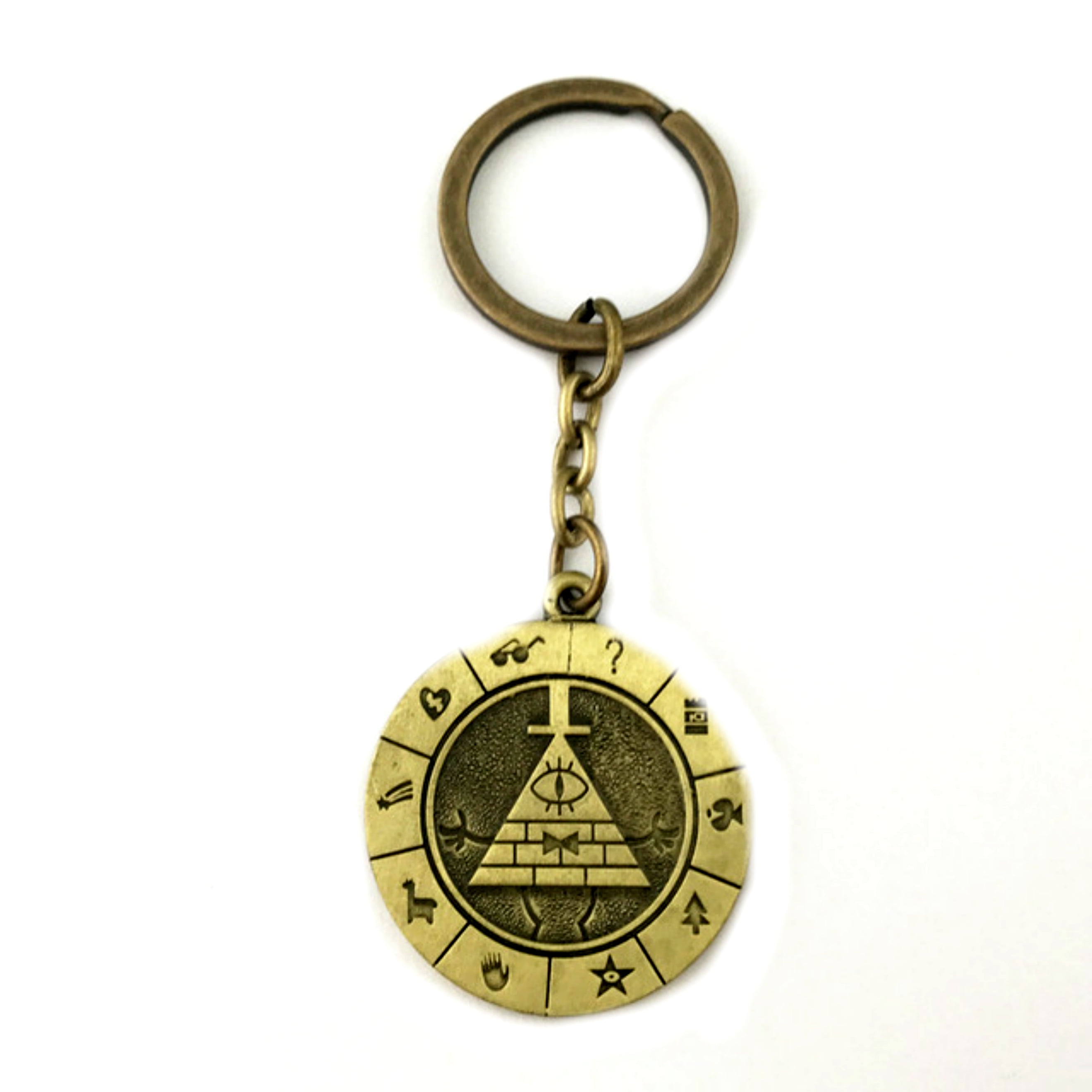 Provide the latest products Disney Gravity Falls Bill Cipher Keychain ...