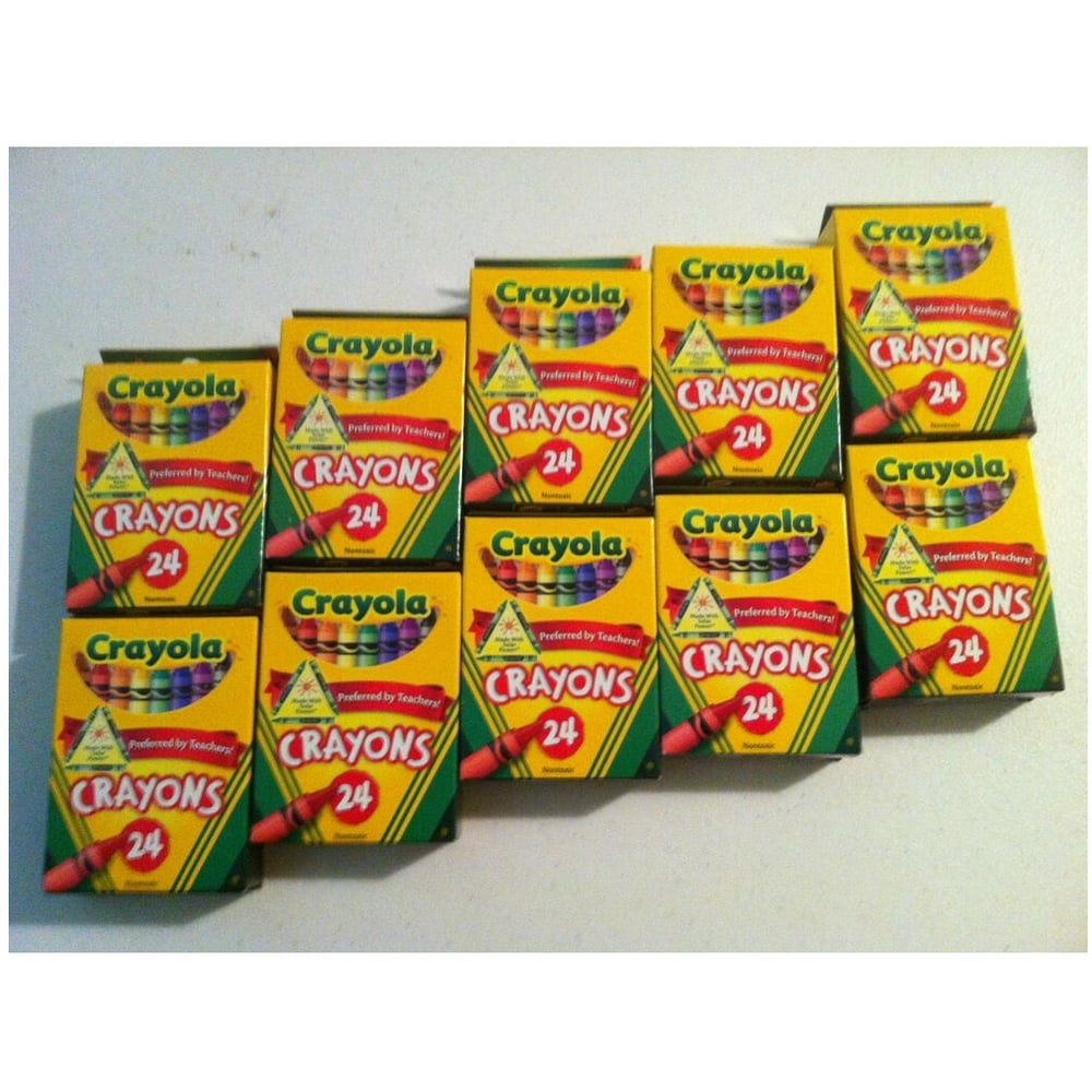 Crayola Classic Color Pack Crayons, 24 Count, (Pack of 10) - Walmart ...