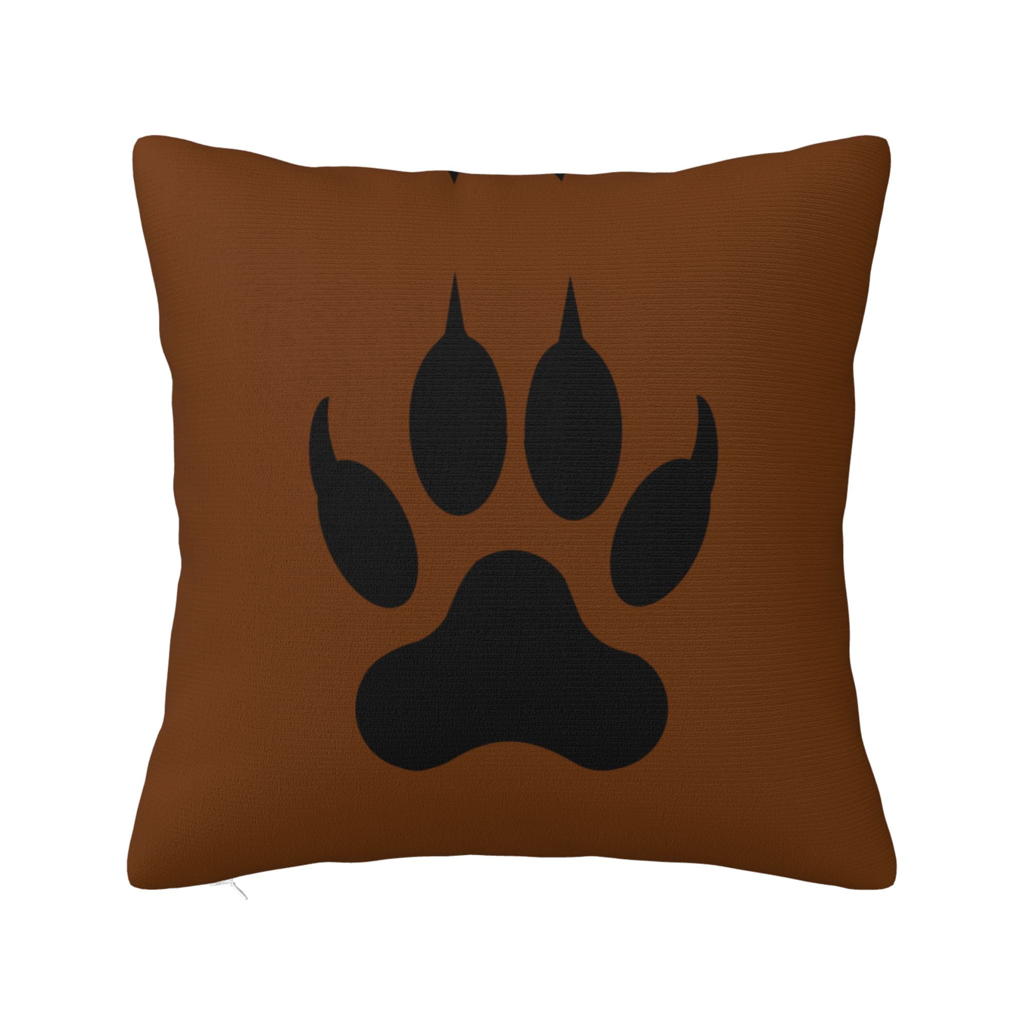 ZICANCN Wolf Paw Claws Print Track Throw Pillow Covers, Bed Couch Sofa ...