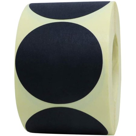 Hybsk Blank Black Cardboard Paper Label 2 inch Black Kraft Paper ...