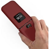 Case with Clip for Nokia 2720 V Flip Phone, Nakedcellphone [Red] Snap ...