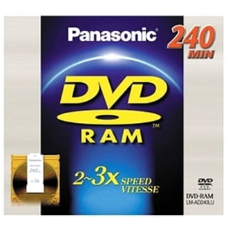 Panasonic 3x DVD-RAM Double-Sided Media - Walmart.com