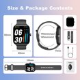 TOOBUR Smart Watch for Women Men, 1.95'' Fitness Tracker, Answer/Make ...