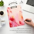 Acrylic Writing Board Gold 12.5*9 Inch Clipboards Transparent Acrylic ...