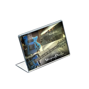 Azar 112740 3.5" W x 2.5" H L-Shaped Acrylic Sign Holder, 10Pack ...