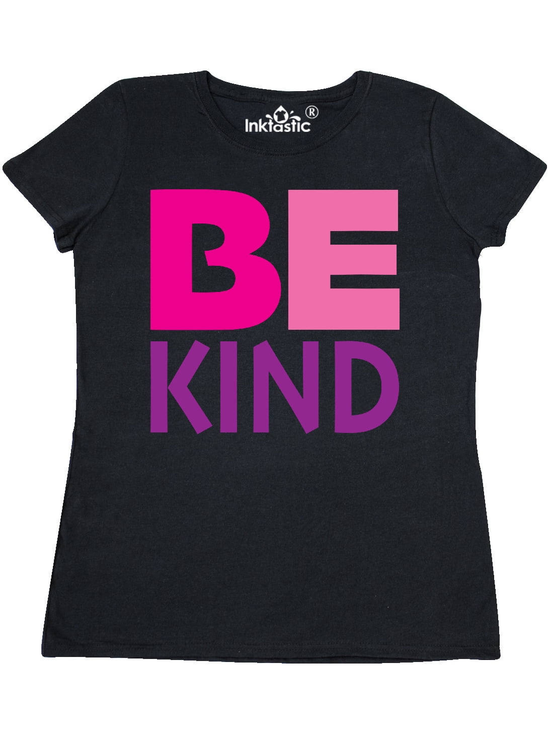 Inktastic Be Kind Logo in Pink and Purple Women's T-Shirt - Walmart.com