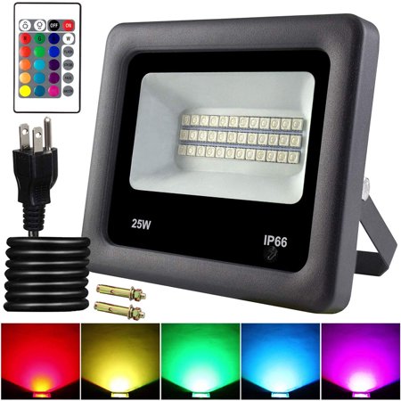 RisingPro LED Floodlight RGB 4 Modes Color Change 15/25/35/55/100W ...