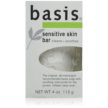 Basis Gentle Face & Body Bar Soap, Fragrance-Free Moisturizer for Dry ...