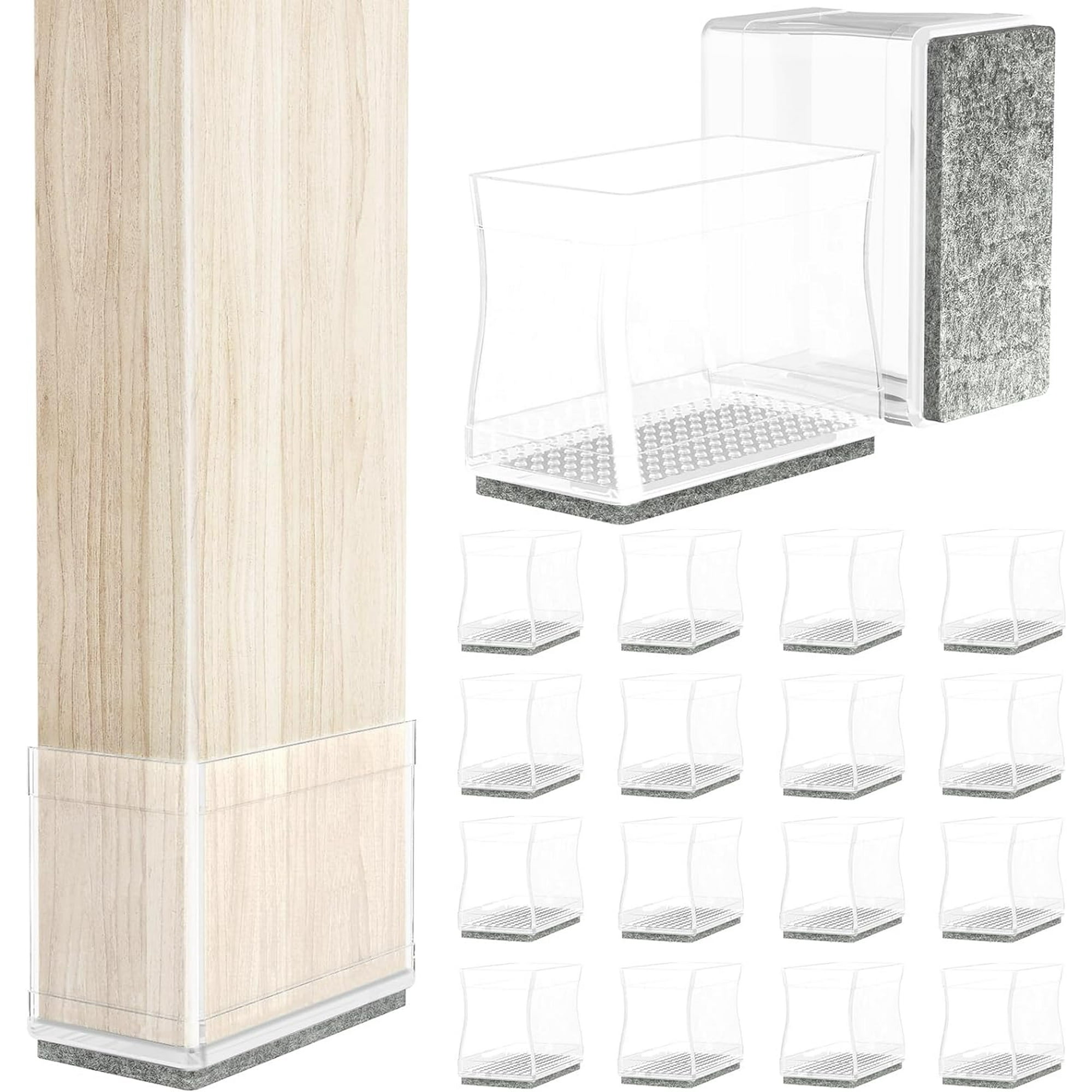 Click here for Laicaiw 1.5 X 2 Rectangle Chair Leg Floor Protecto... prices