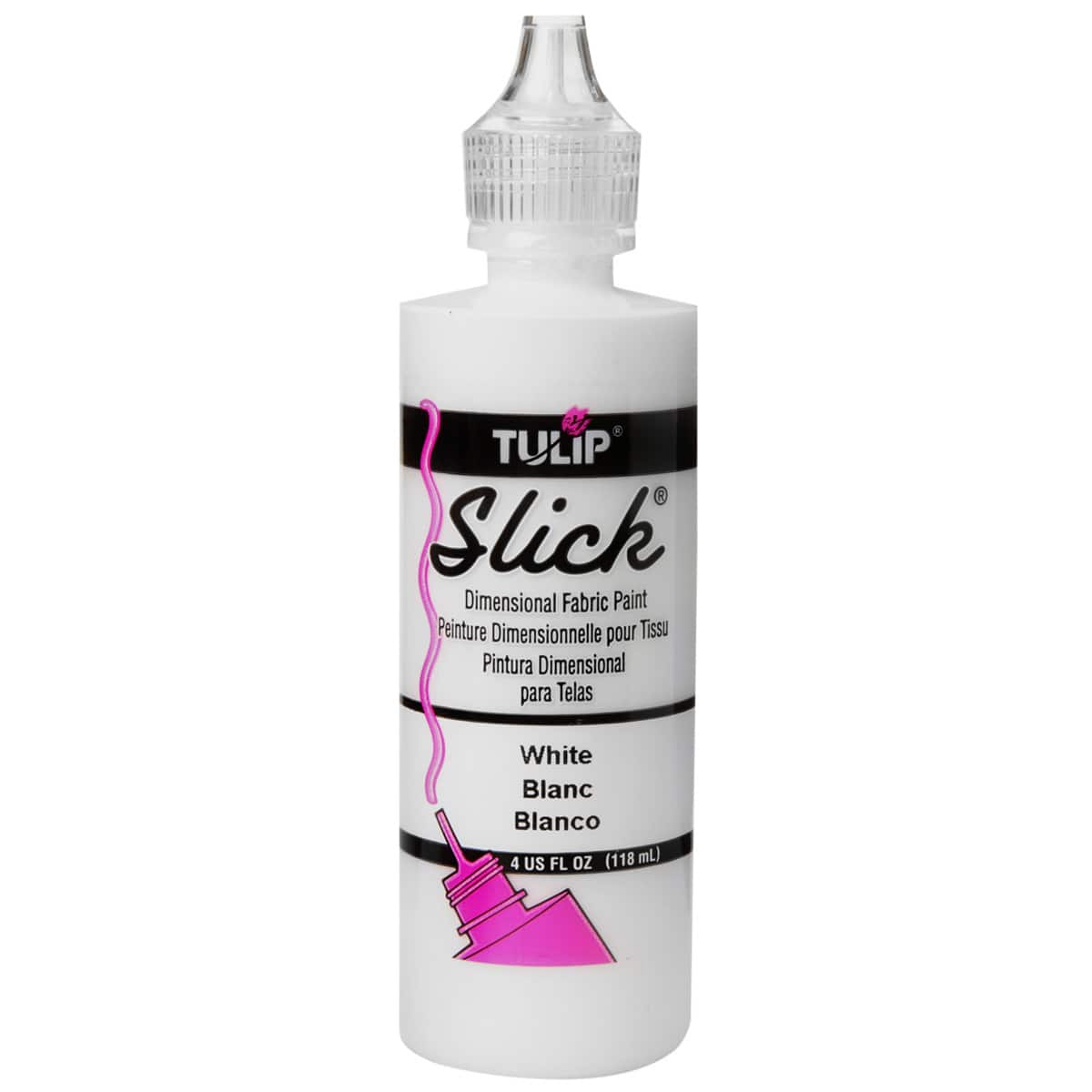 12 Pack: Tulip® Slick® Dimensional Fabric Paint, 4oz. - Walmart.com