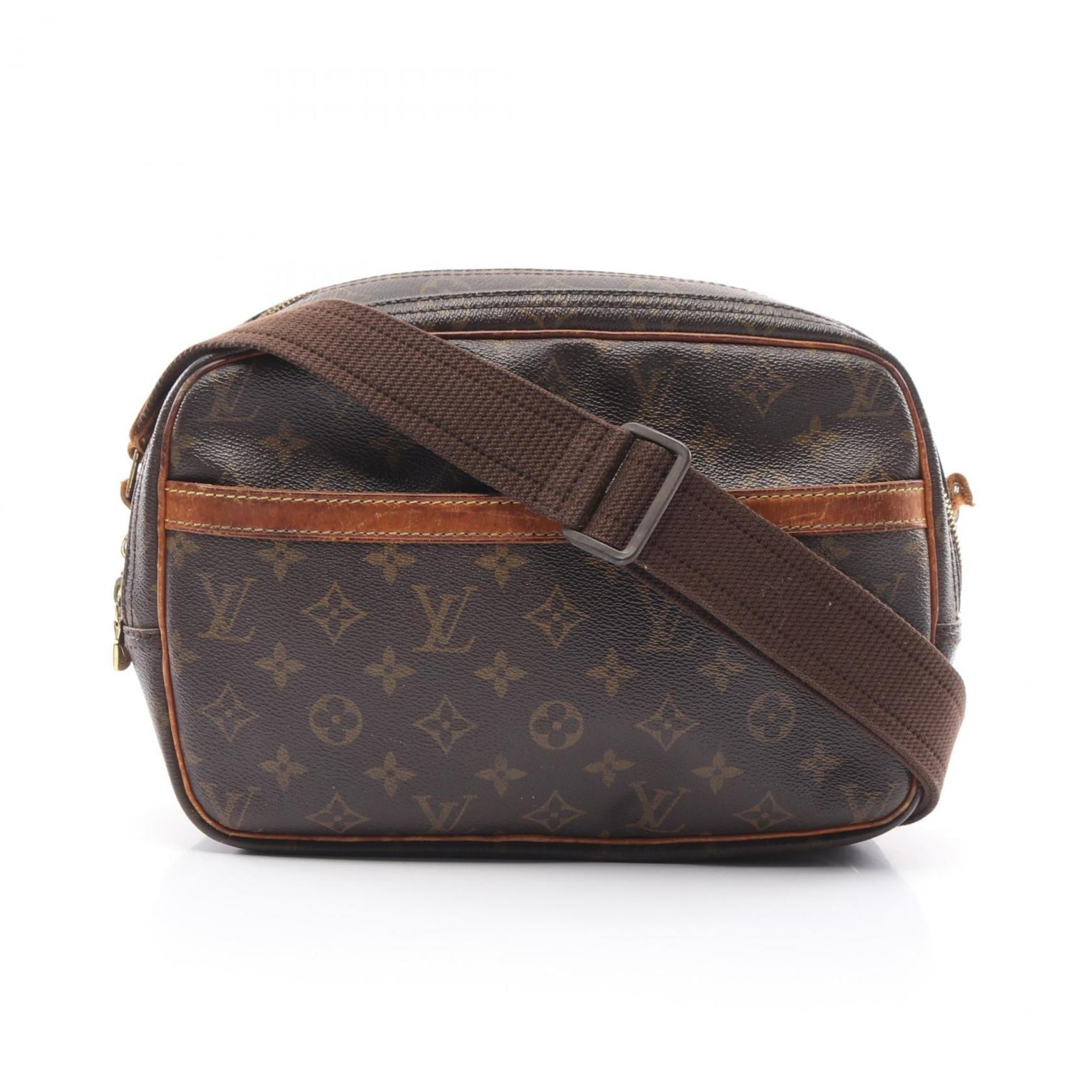 Pre-Owned Louis Vuitton Reporter PM Shoulder Bag, Coated Canvas and ...