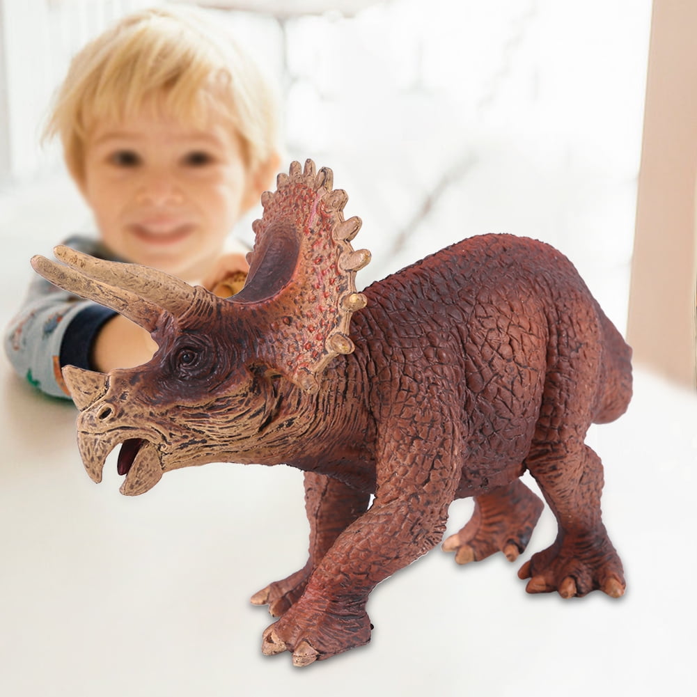 Sonew Realistic Triceratop Dinosaur Animal Model Figure Kids Early ...