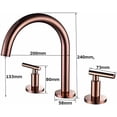 Bathroom Faucet Gold Widespread Basin Faucet Black Tap Luxury Basin ...