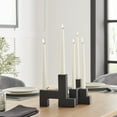Danya B. Contemporary Black Metal 2-Piece Stacking Candelabra Taper Candle Holder Set - Walmart.com