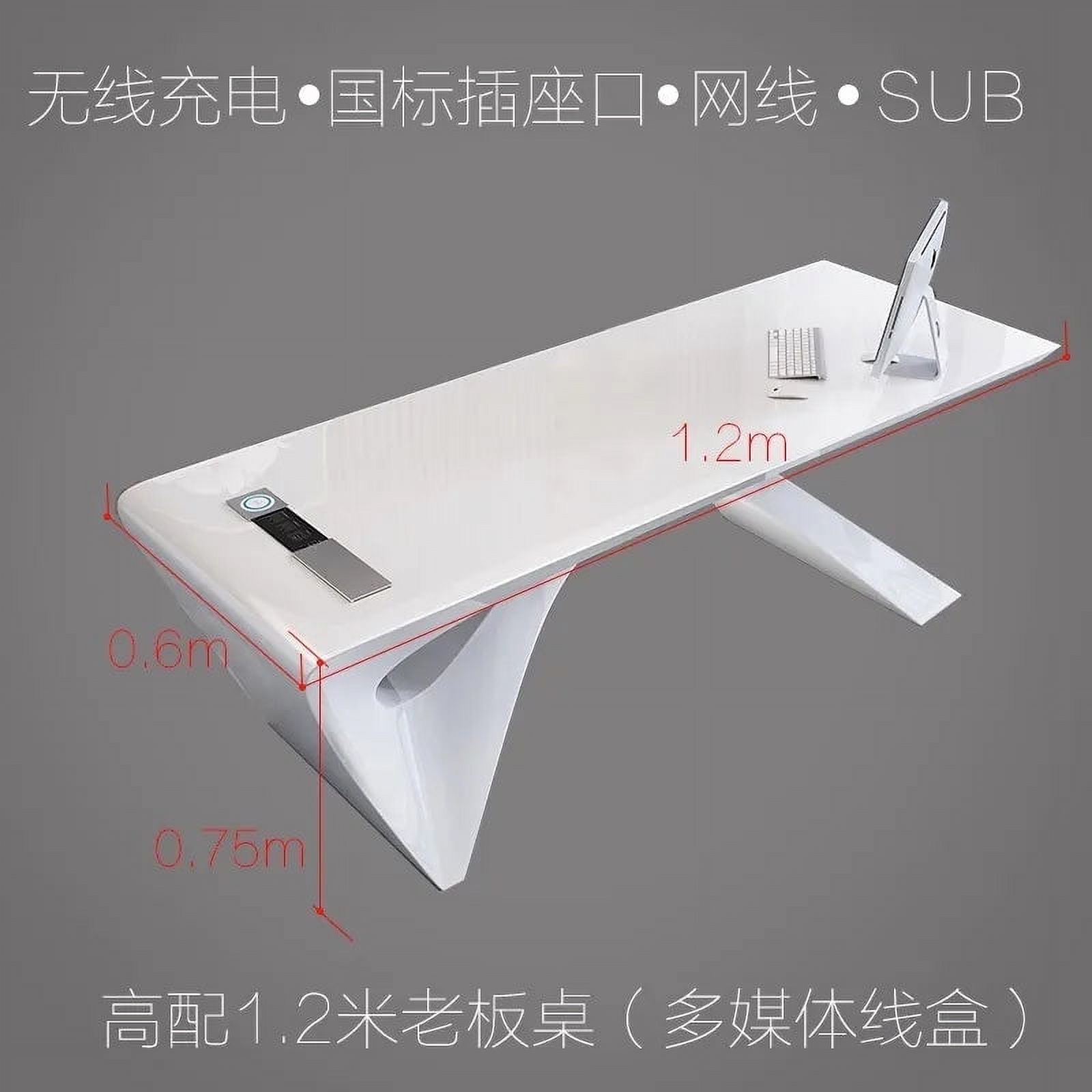 Computer Executive Standing Desk Desktops Home Office White Modern Work ...