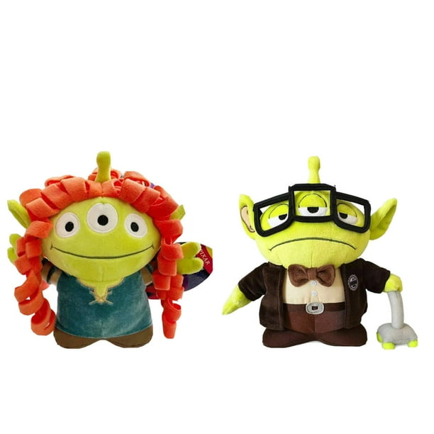 Toy Story Alien Remix Plush Brave Merida & Carl Fredricksen Up 8" Plush ...