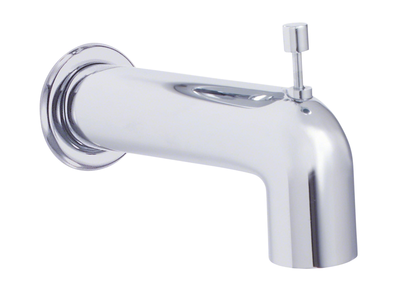 Danze Parma Wall Mount Tub Spout with Diverter, 6 1/2-Inch, Chrome ...