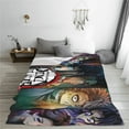 Demon Slayer: Kimetsu no Yaiba Infinity Castle Arc Flannel Fleece Throw ...