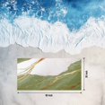 Beach Towel Abstract Marble Bath Pool Towels Marble Green White ...