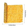 Artificial Hedge Fence - 19.69x19.69in Yellow Faux Leaf Screen Panel ...