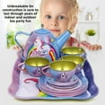 Walmart Unicorn Pretend Play Tea Set for Children, Tin Tea Party Set ...