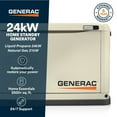 Generac Guardian 7210 24kW Standby Generator, Dual Fuel, Quiet, Wi-Fi ...