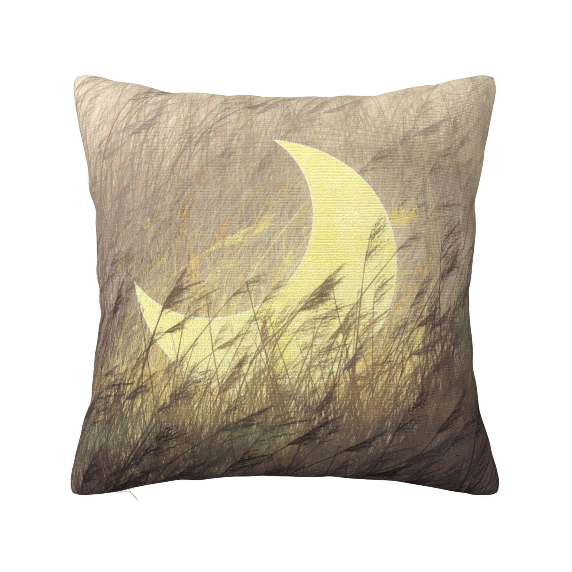 ZICANCN Moon Grass Reed Fairytale Throw Pillow Covers, Bed Couch Sofa ...