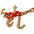 5/16 in x 10 ft G80 Bridle Tow Chain with 2 J Hooks, 9260 Lbs Break ...