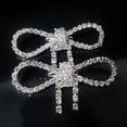 Fashion Shiny Rhinestone Bow Buckle Pearl Tassel Pin Diamond Buckle DIY ...