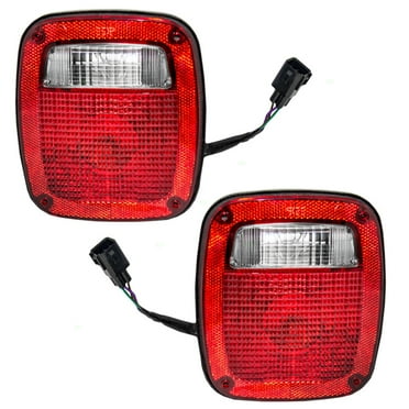 Brock Aftermarket Replacement Driver Left Passenger Right Tail Light ...