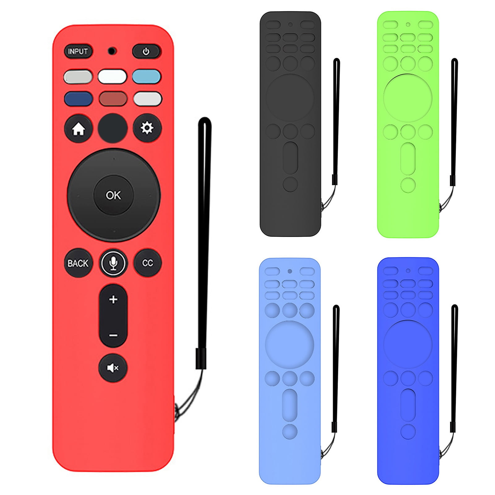 BetterZ Remote Control Cover All-inclusive Soft Silicone TV Remote ...