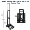 Massage Table Cart Portable Massage Table Traveler Cart Massage Table ...