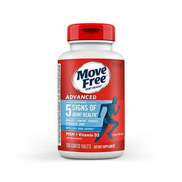 Move Free Advanced, Tablets (200 Count Box) - Joint Health Supplement ...