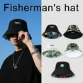 Summer Unisex Sun Protection Cap Double-sided Bucket Reversible Hat ...