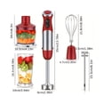 Handheld Kitchen Blender 1000W 5-In-1 Hand Blender 12- Blender for Food ...