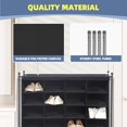Hasako Stackable Shoe Cubby Organizer, Free Standing Shoe Cube Rack for ...